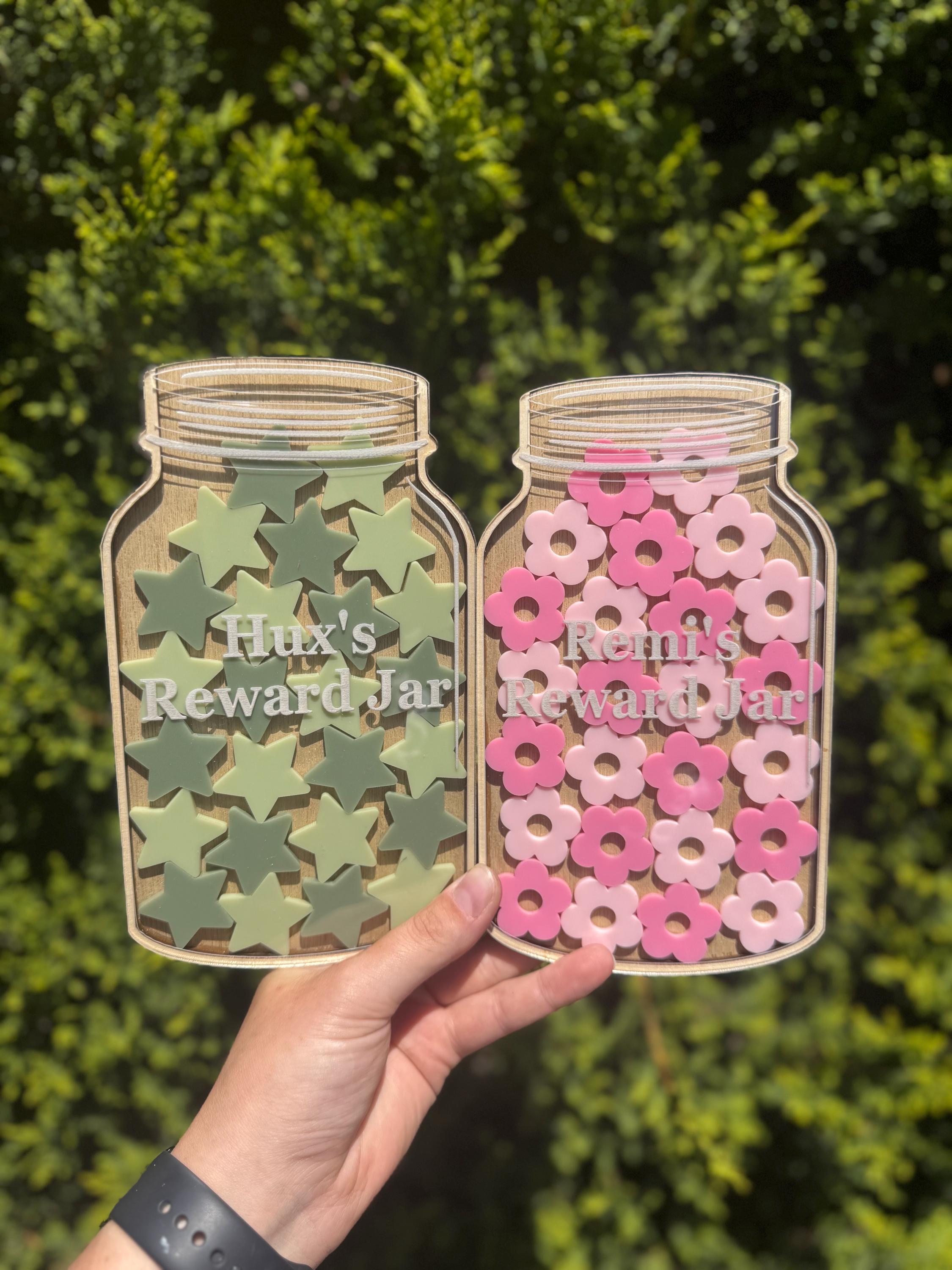 Personalised Rewards Jar, Custom Behaviour Jar for Kids, Classrooms ...