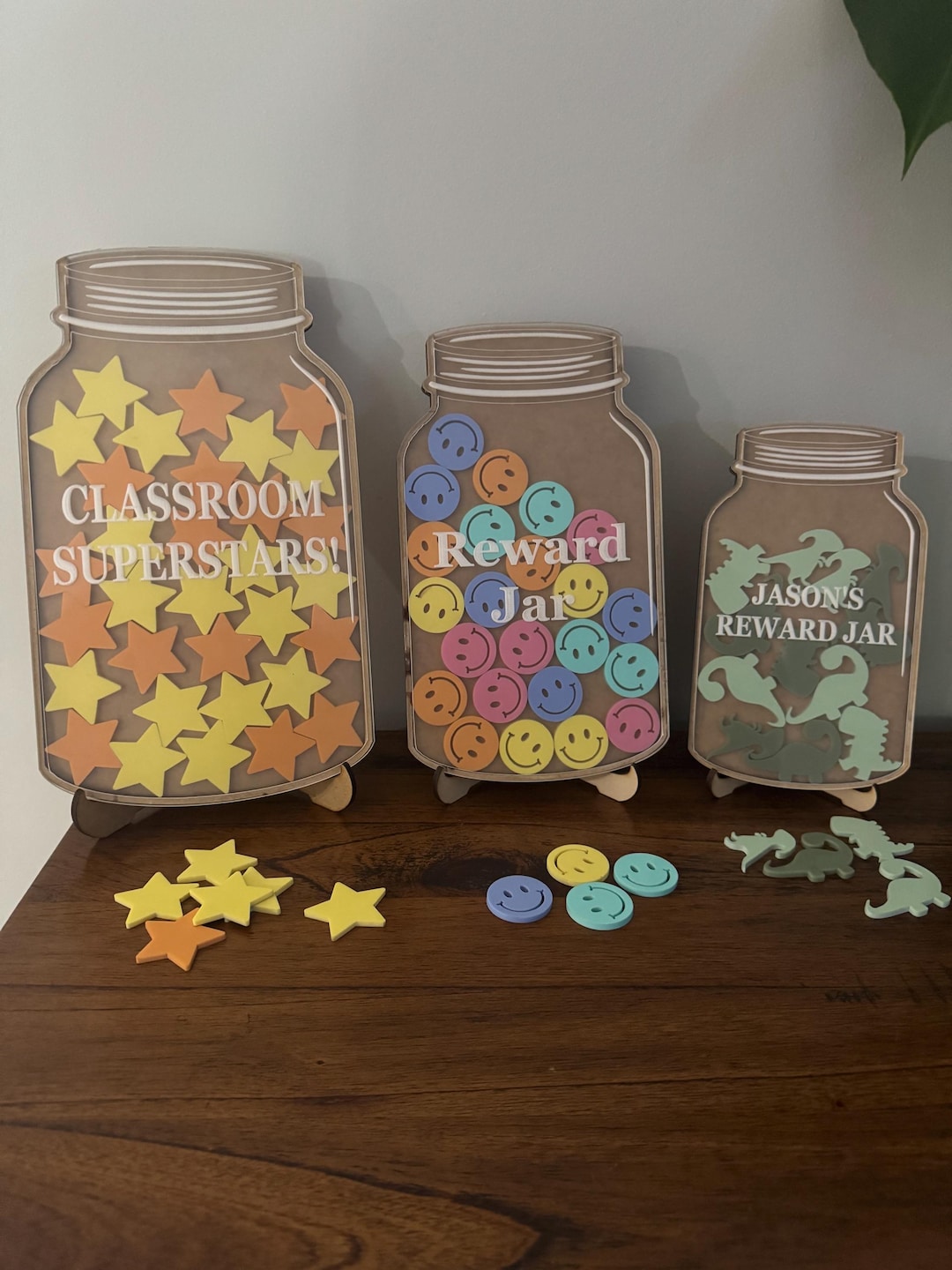 Personalised Rewards Jar, Custom Behaviour Jar for Kids, Classrooms ...