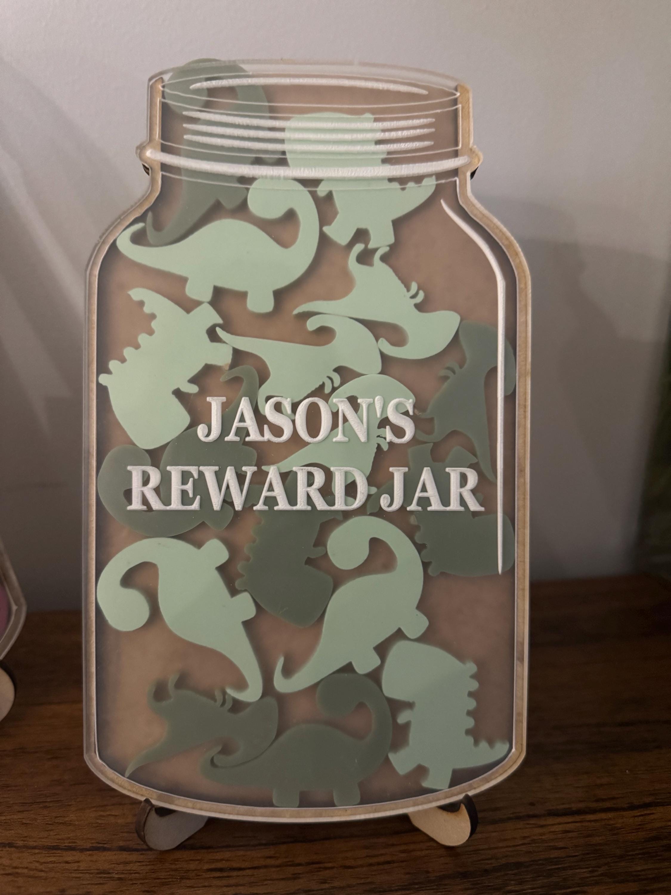Personalised Rewards Jar, Custom Behaviour Jar for Kids, Classrooms ...