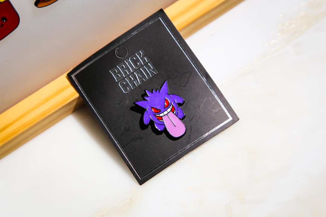 Gengar Tongue Enamel Pin – Ghost Pokémon Pin – Funny Gengar Badge - Etsy