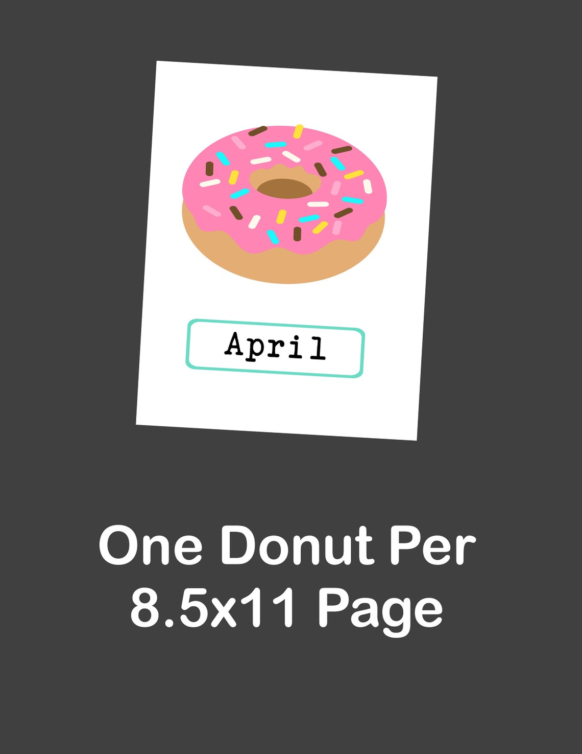 SVG Donut Print and Cut School Birthday Board, DIY Kit for Classroom - Etsy