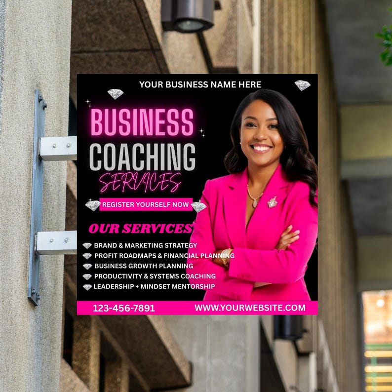 Business Coach Flyer, Life Coach Marketing Flyer, Coaching Business ...