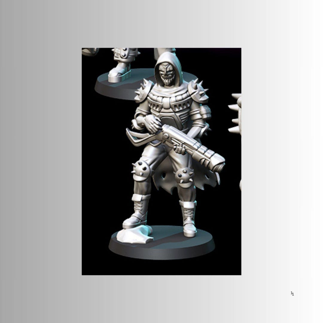 Frontliners Sci-fi Range - Raider With Rifle - Etsy UK