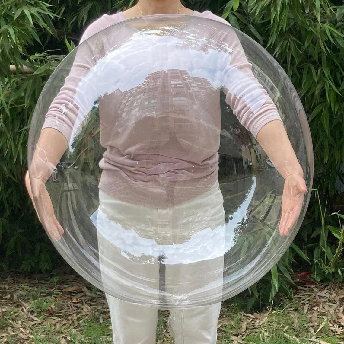 50 PCS Clear Transparent Bubble Balloons With LED Lights, Bulk Party ...