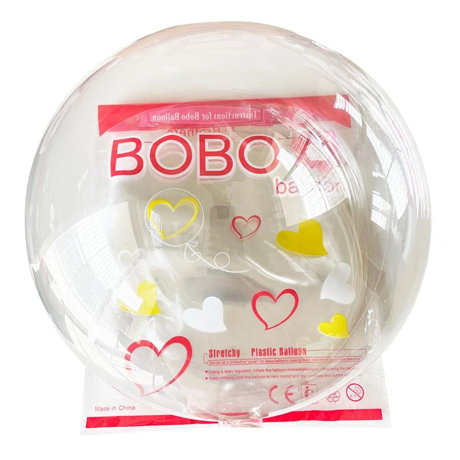50 PCS Clear Transparent Bubble Balloons With LED Lights, Bulk Party ...