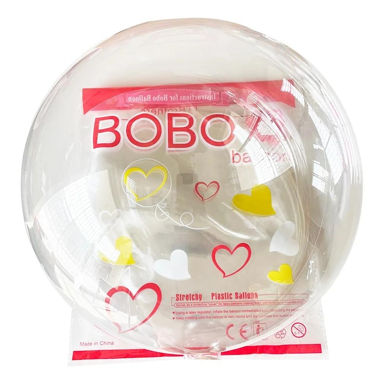 50 PCS Clear Transparent Bubble Balloons With LED Lights, Bulk Party ...