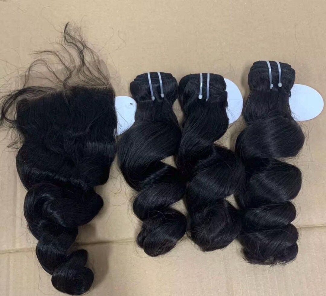 Loose Wave Bundles Human Hair | Virgin Loose Wave Extensions | Soft ...