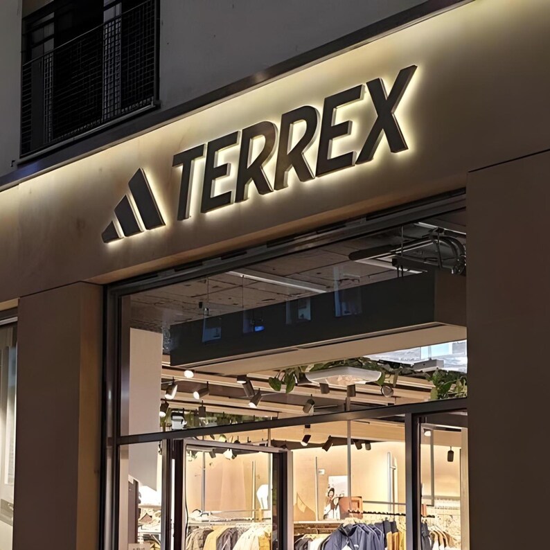 Custom Metal Backlit Sign, 3D Signboard, Storefront Sign, Business Logo ...