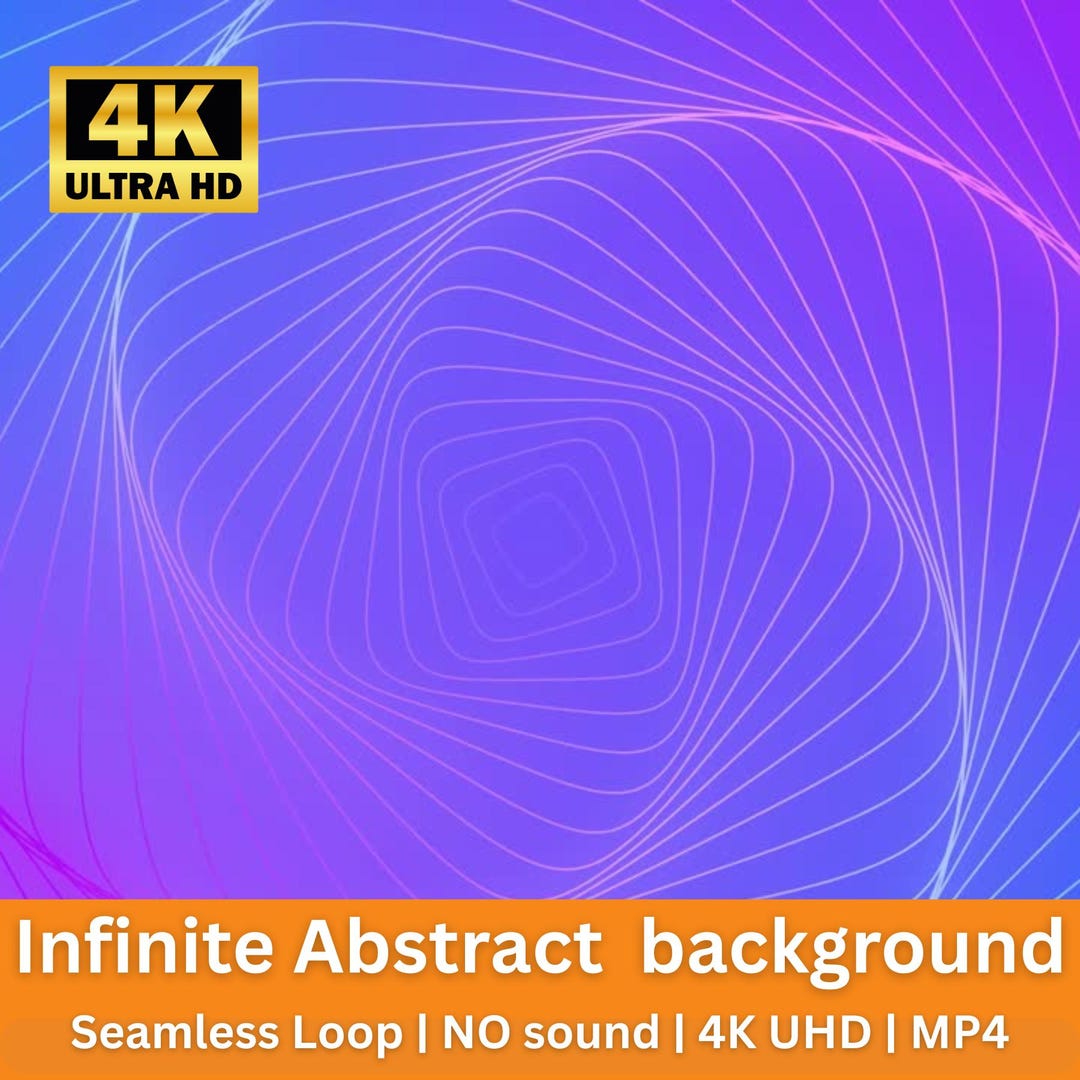 Infinite Abstract Background | Seamless Loop Animated Motion Design ...