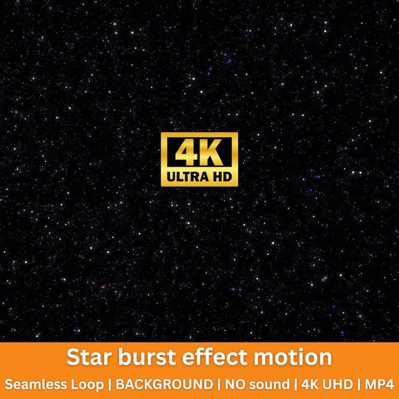 Star Burst Effect 4K Motion Background Seamless Loop Animation - Etsy