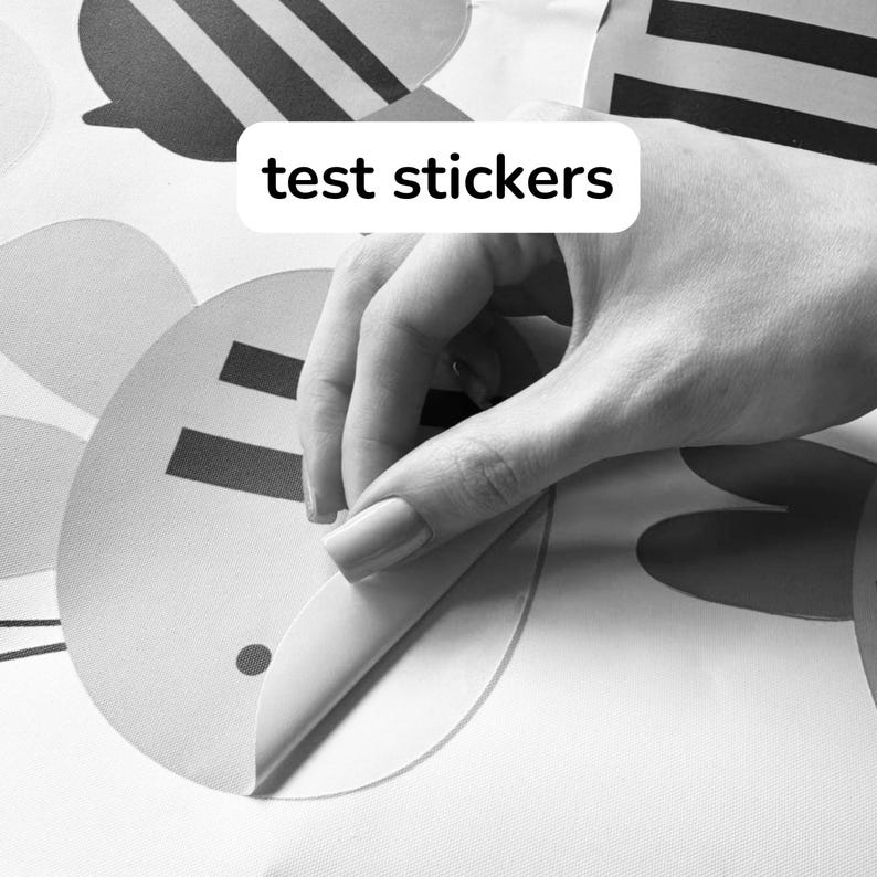 Sample Wall Decal Test Set - Etsy