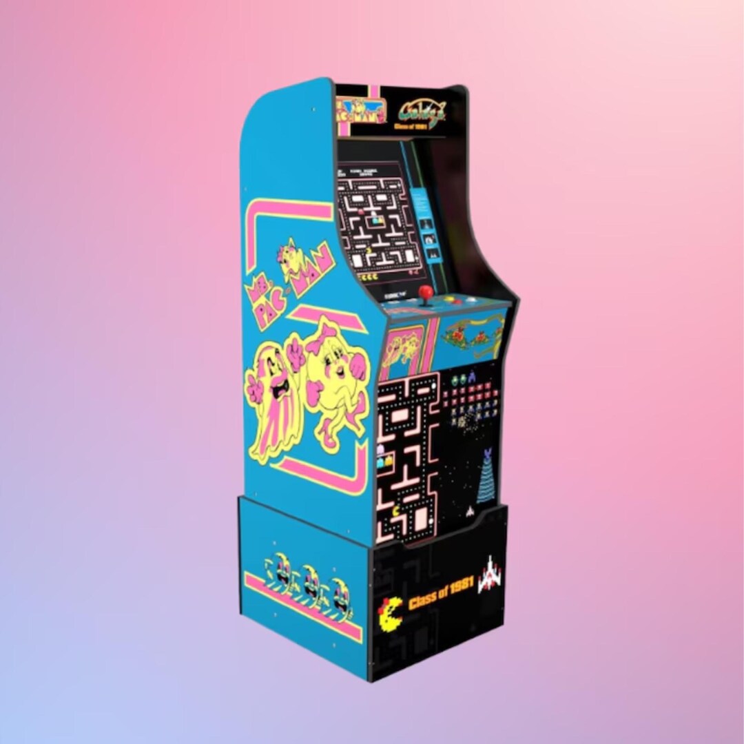 Class of ’81 Deluxe Home Arcade Machine – 12 Classic Games, 5-foot ...
