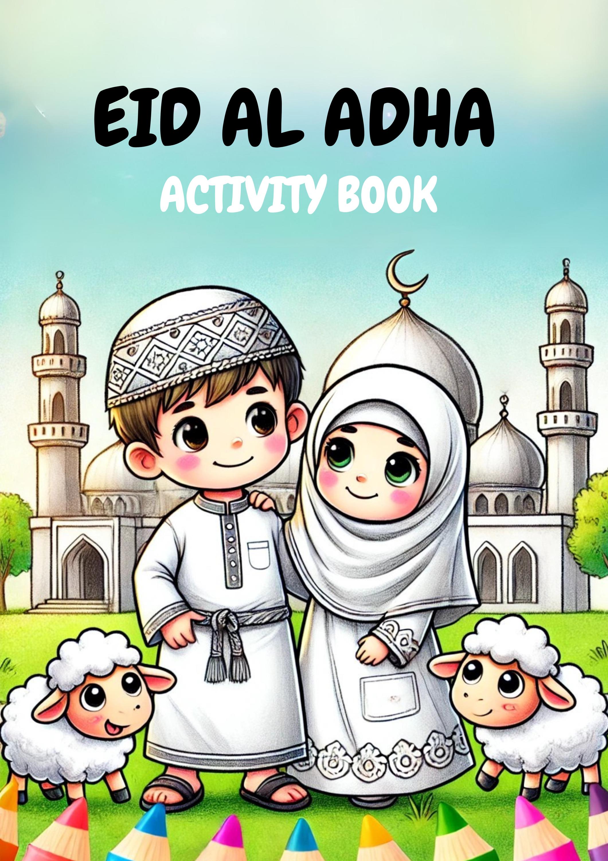 Hajj Kids Activity, Eid Al Adha Printable, Eid Al Adha Activities, Eid ...