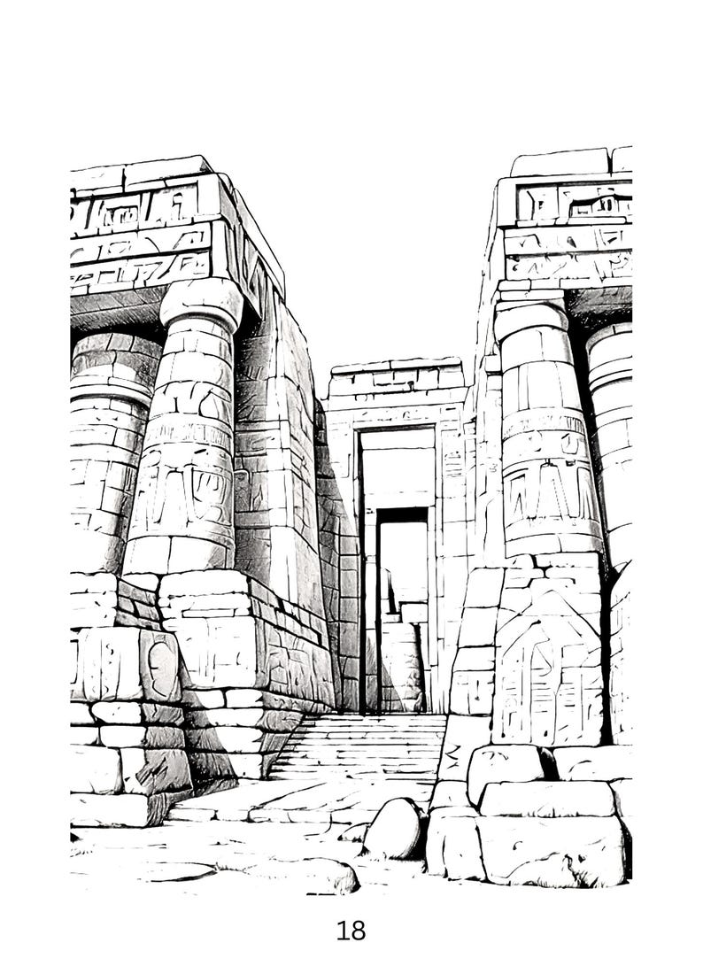 Egyptian Pharaohs Coloring, Ancient Egypt Coloring Pages, Egyptian ...