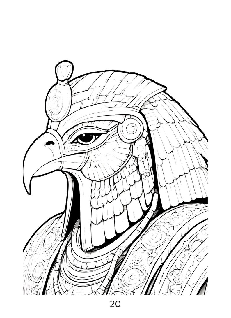 Egyptian Pharaohs Coloring, Ancient Egypt Coloring Pages, Egyptian ...
