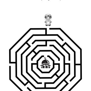 Hajj Kids Activity, Eid Al Adha Printable, Eid Al Adha Activities, Eid ...