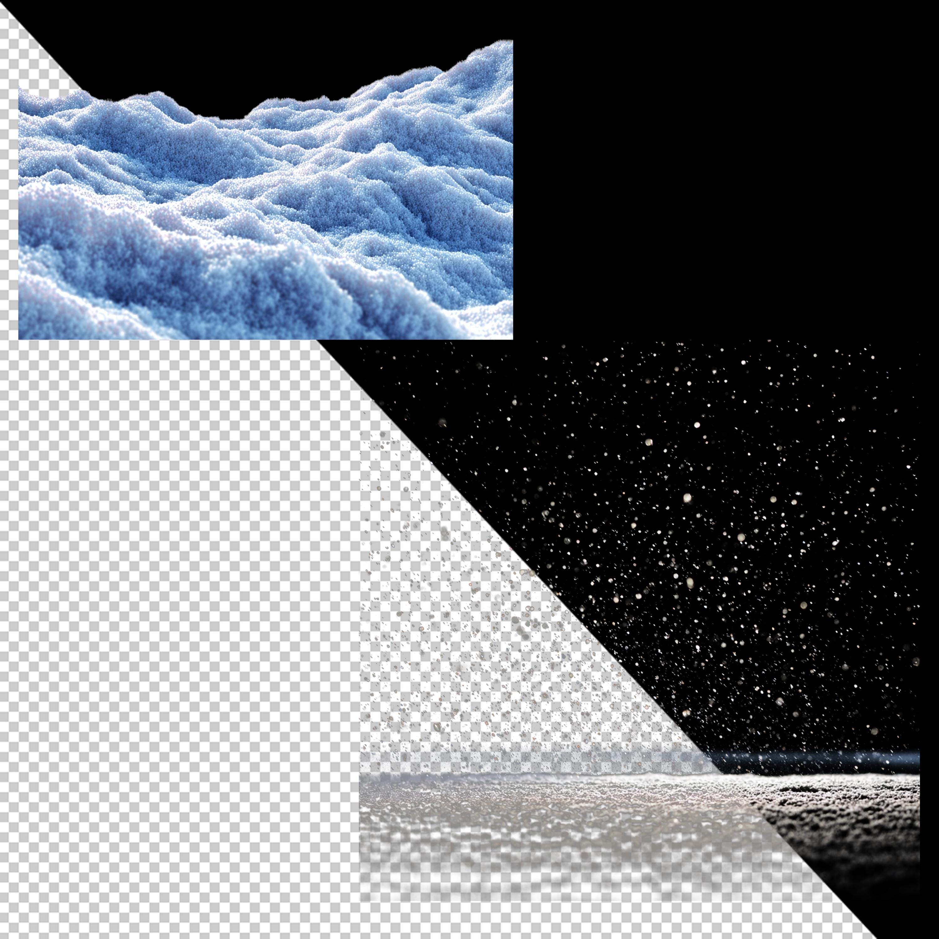 Snow PNG Clipart Overlay, Falling Snow Bundle, Snowdrifts Clip Art ...