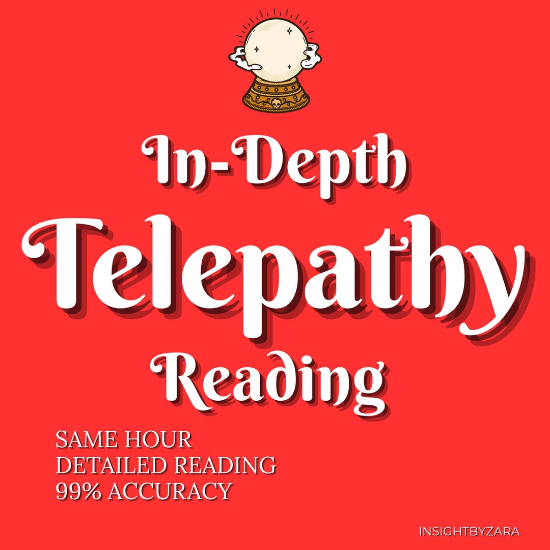 In-depth Telepathy Reading - Same Hour Reading | Detailed and Accurate ...