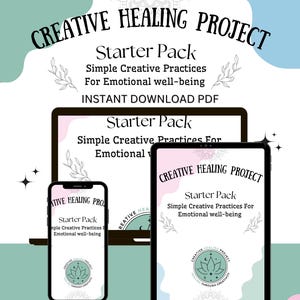 Creative Healing Workbook Starter Kit PDF | Art Therapy Journal ...