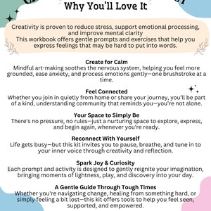 Creative Healing Workbook Starter Kit PDF | Art Therapy Journal ...