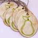 Pear Gift Tags (double Layered) - Vintage Inspired Pear Tags - Set of 8 ...
