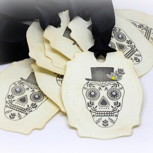 Halloween Gift Tags double Layered Dia De Los Muertos Tags Day of the ...