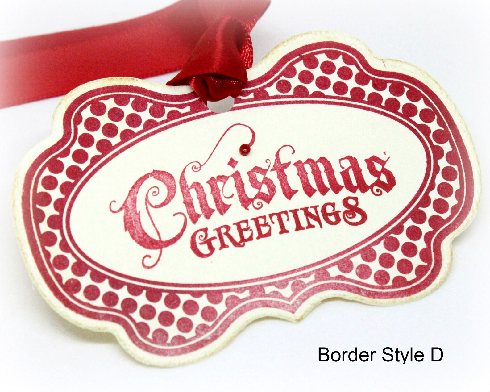 Christmas Gift Tags doubled Layered Christmas Greetings - Etsy