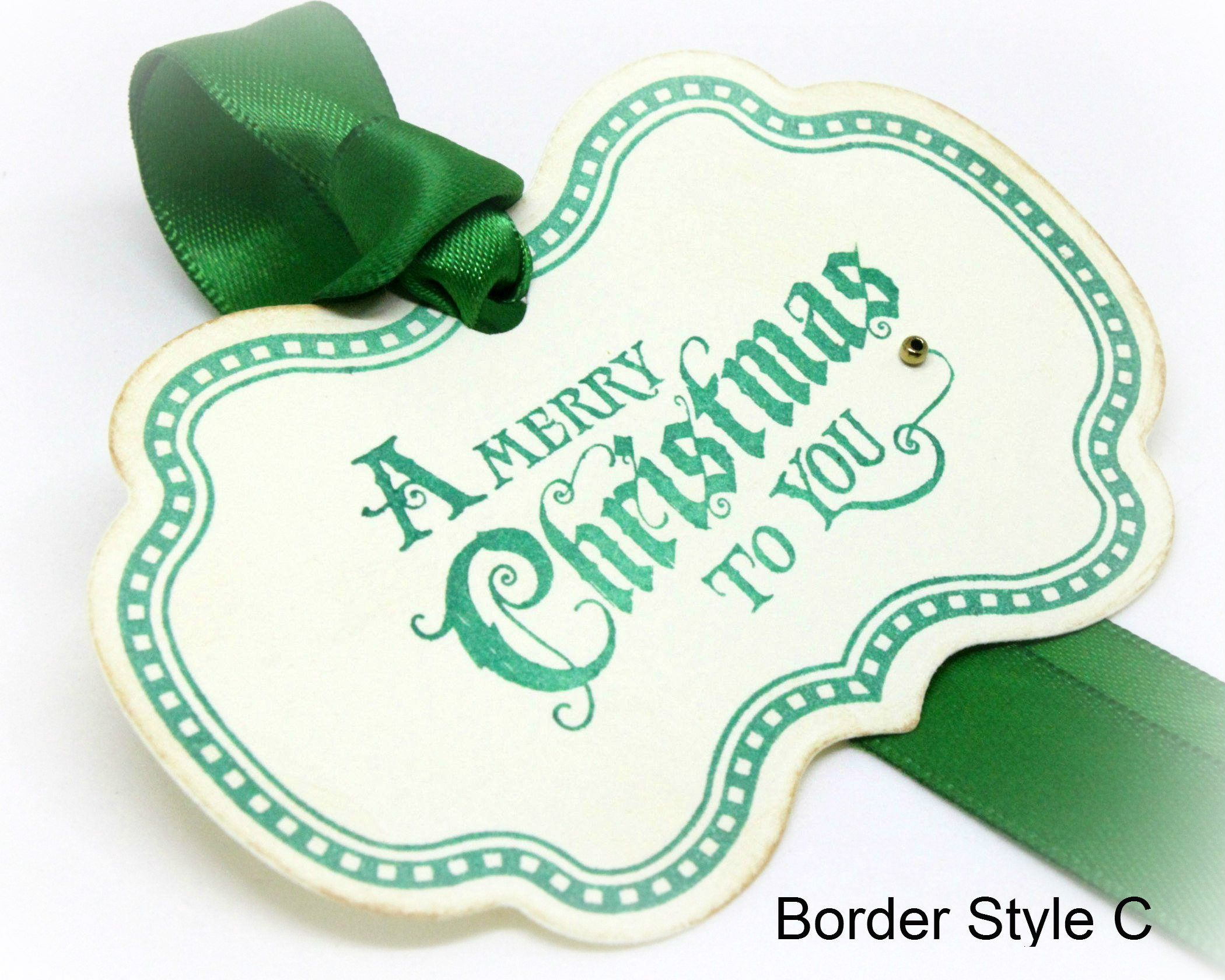 Christmas Gift Tags doubled Layered A Merry Christmas to | Etsy