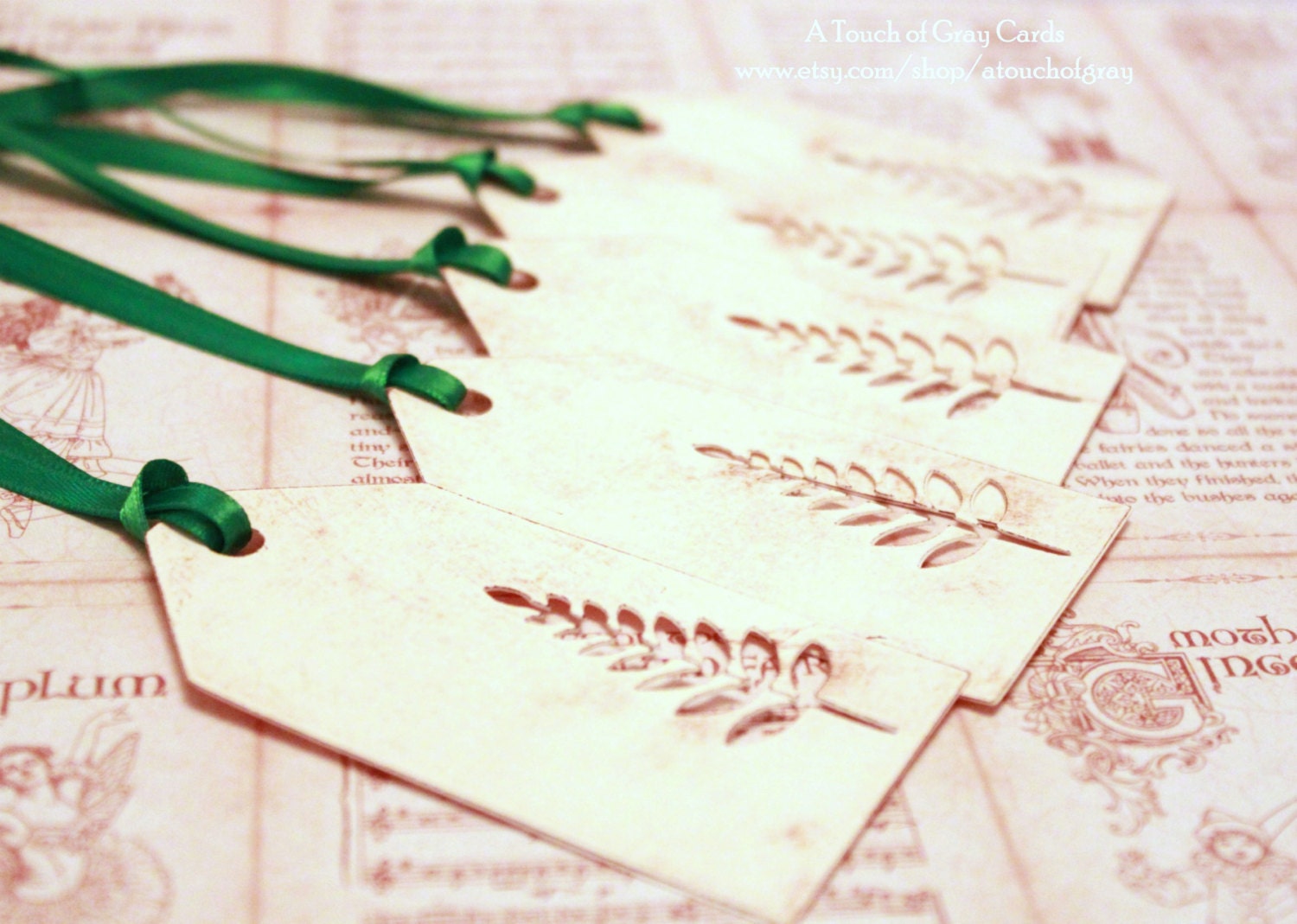 Christmas Tags (double Layered) - Christmas Tree Tags (B) - Cut-out ...