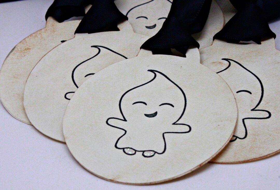 Halloween Gift Tags (double Layered) - Ghost Tags - Monster Tags ...
