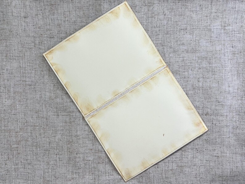 Lavender Blank Handmade Thank You Card | Circular Bezel Botanical ...