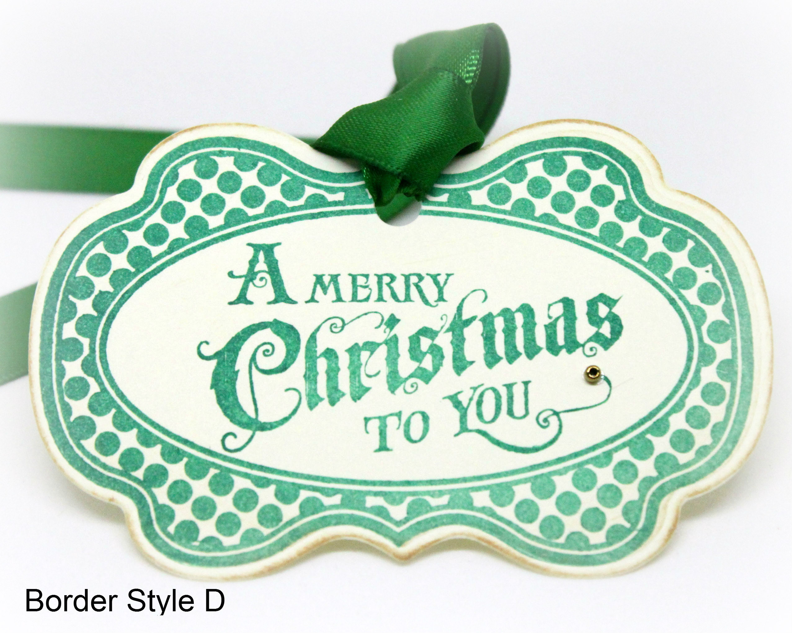 Christmas Gift Tags doubled Layered A Merry Christmas to | Etsy