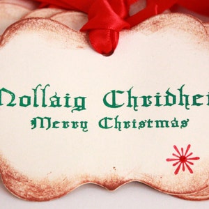 Christmas Tags (doubled Layered) - Nollaig Chridheil Merry Christmas ...