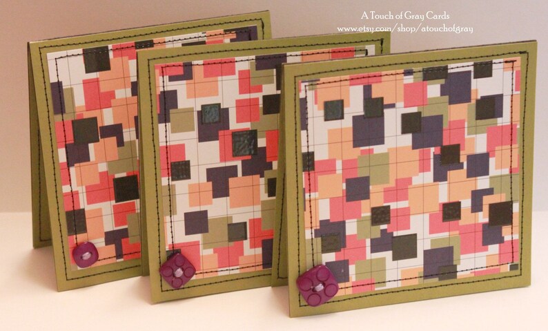 Halloween Card - Funky Halloween - Handmade Halloween Note Cards (set ...