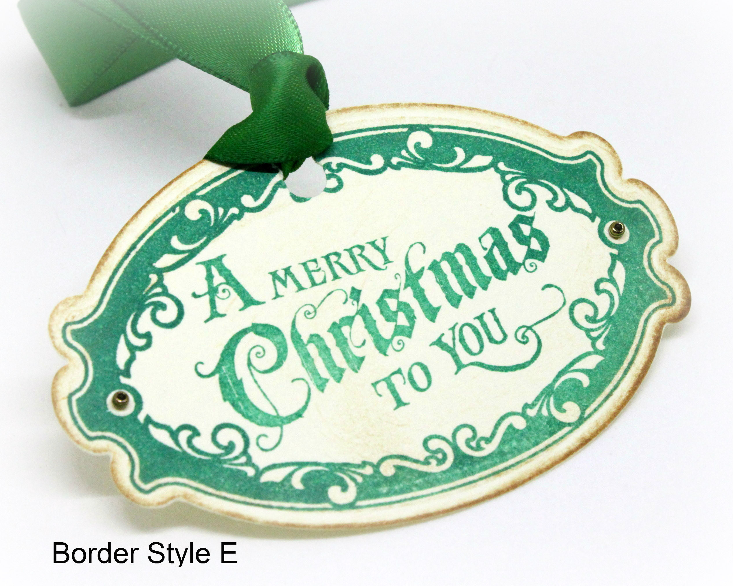 Christmas Gift Tags doubled Layered A Merry Christmas to | Etsy