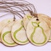 Pear Gift Tags (double Layered) - Vintage Inspired Pear Tags - Set of 8 ...
