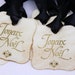 Christmas Tags (doubled Layered) - Joyeux Noel Merry Christmas French ...