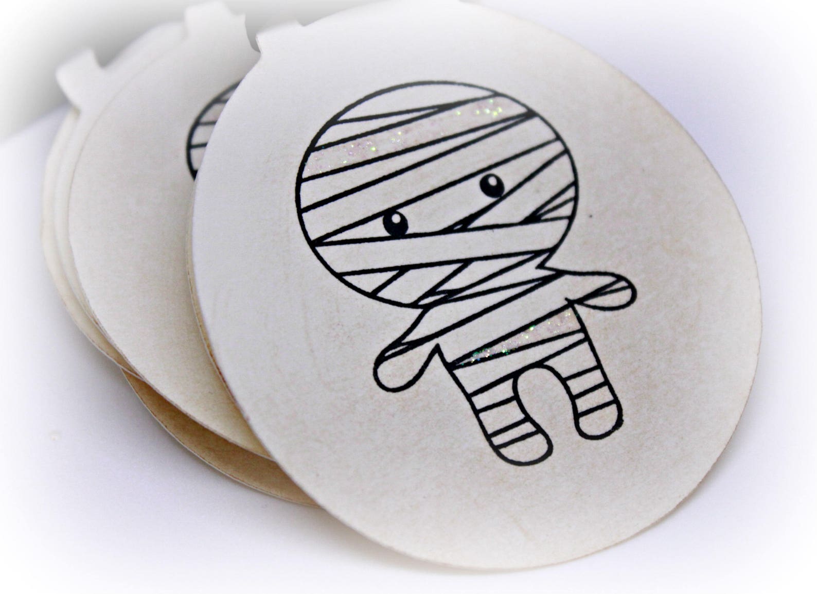 Halloween Gift Tags double Layered Mummy Tags Mummy Gift - Etsy Canada