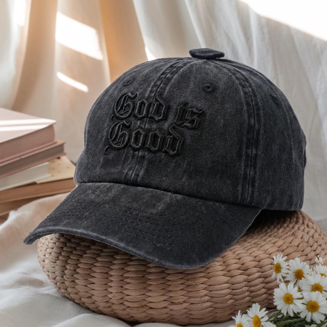 Embroidered God is Good All the Time Christian Baseball Cap, Faith Hat ...