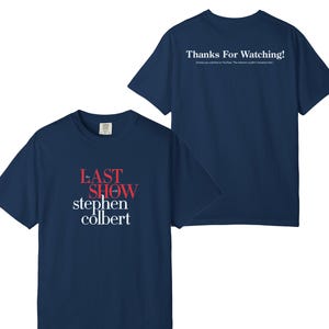 The Late Show With Stephen Colbert Merchandise - Etsy