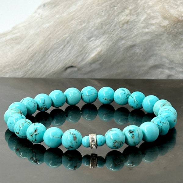 Genuine Turquoise Bracelet - Etsy