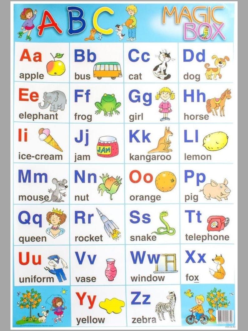 4 Alphabet & Phonics for Early Learners - Etsy