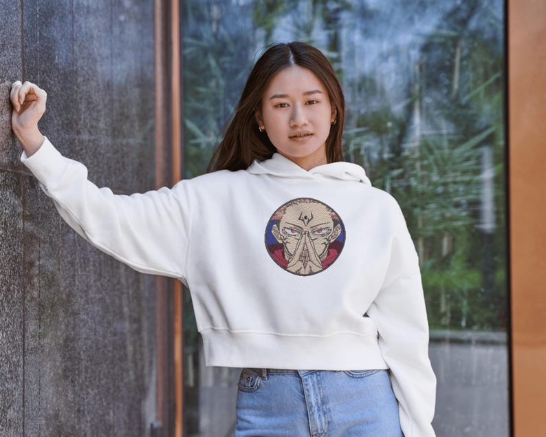 Cursed King Embroidery Design | Anime Demon Machine File (instant ...