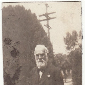 1917 St. Paul, Minnesota Bearded Man With A Telephone Pole Photograph ...