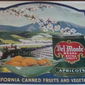 Vintage Ad: golden Fruits From the Land of Sunshine Del Monte From 1918 ...