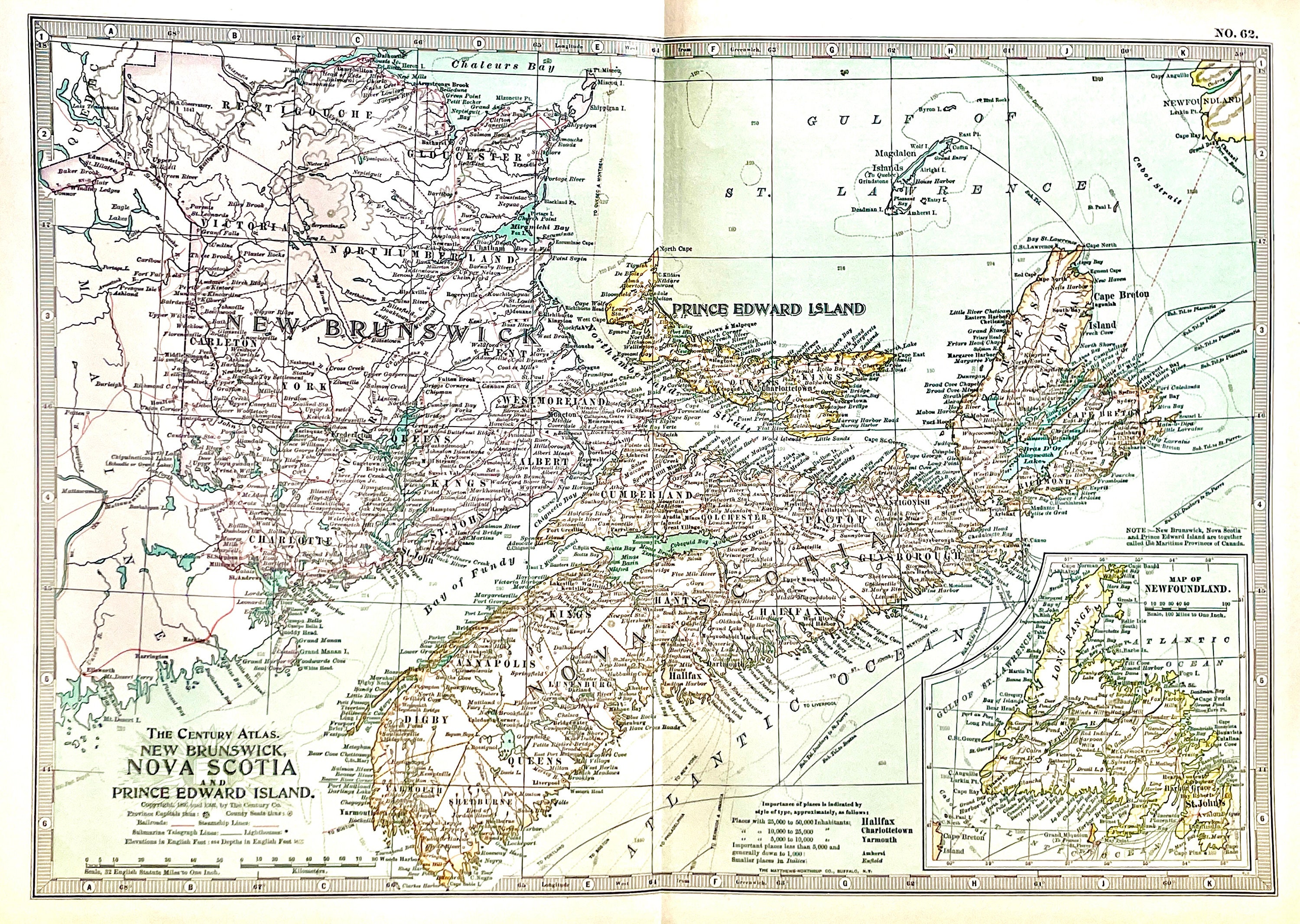 1902 Canadian Maps Century Atlas Maps of Manitoba British Columbia ...