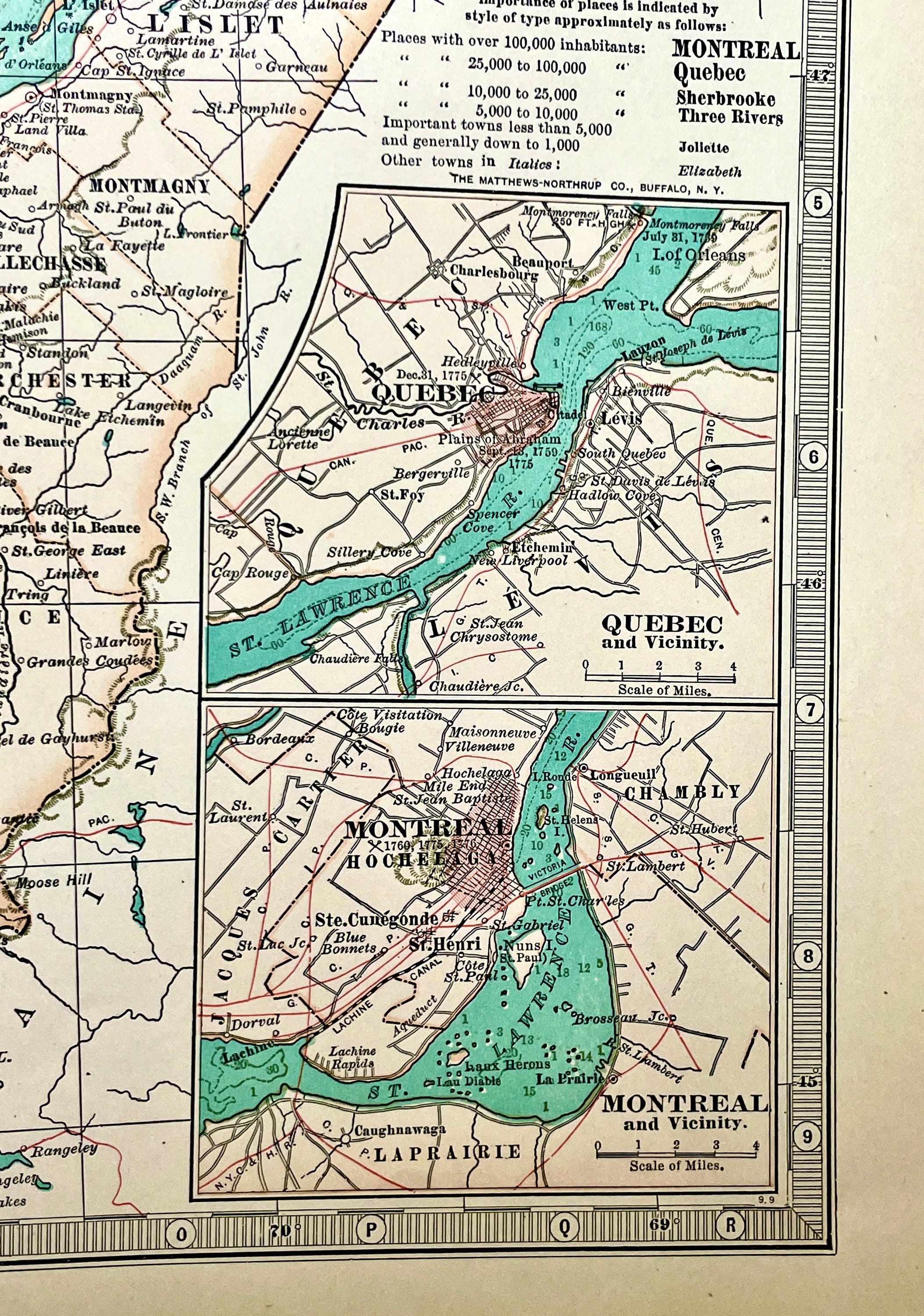 1902 Canadian Maps Century Atlas Maps of Manitoba British Columbia ...