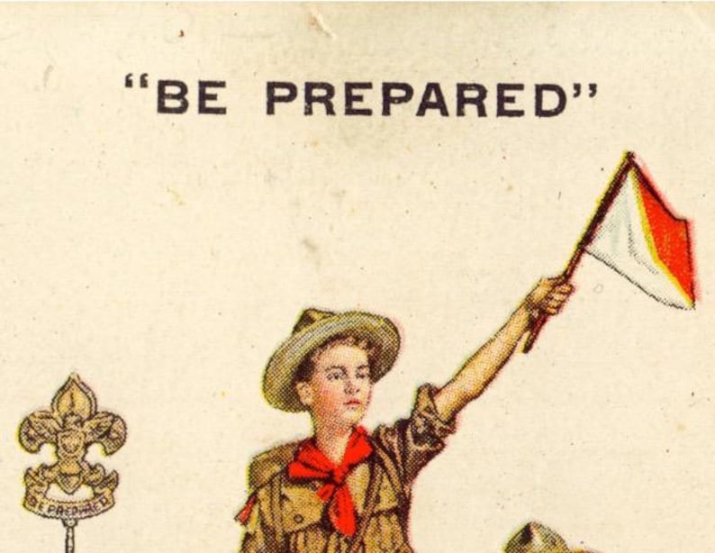 Vintage Digital Download " Be Prepared" & "do A Good Turn Daily" Circa ...