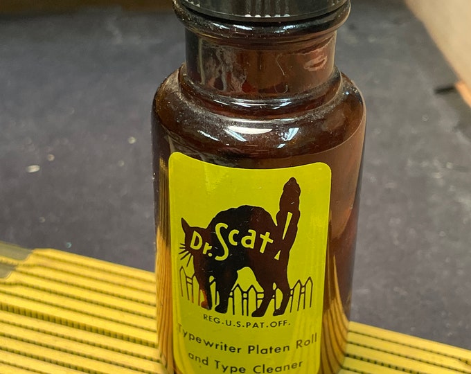 Dr. Scat Typewriter Cleaner Bottle - Etsy