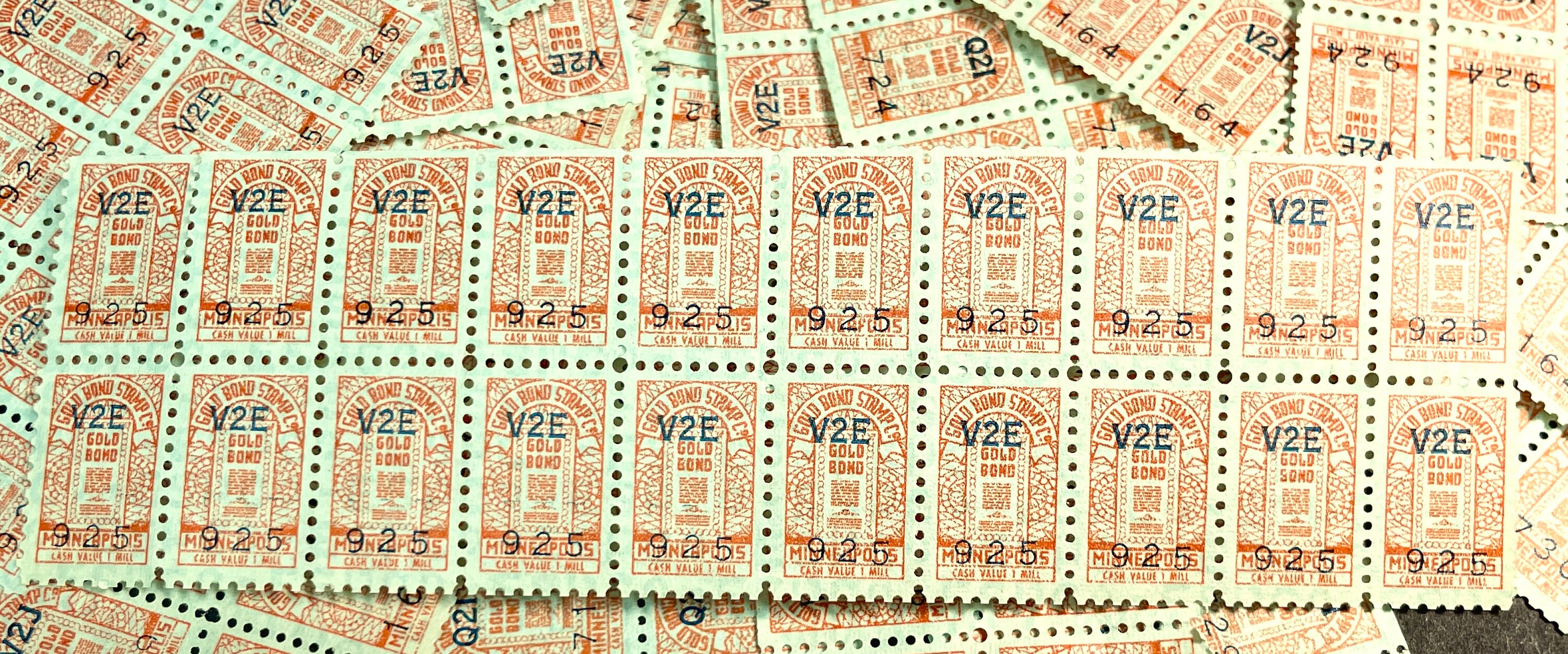 Gold Bond Stamps for Collage, Scrap Booking and Junk Journals - Etsy